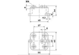 SKD 30/16 A1 - Three Phase Diode Bridge 30A 1600V Semikron Replacement ...
