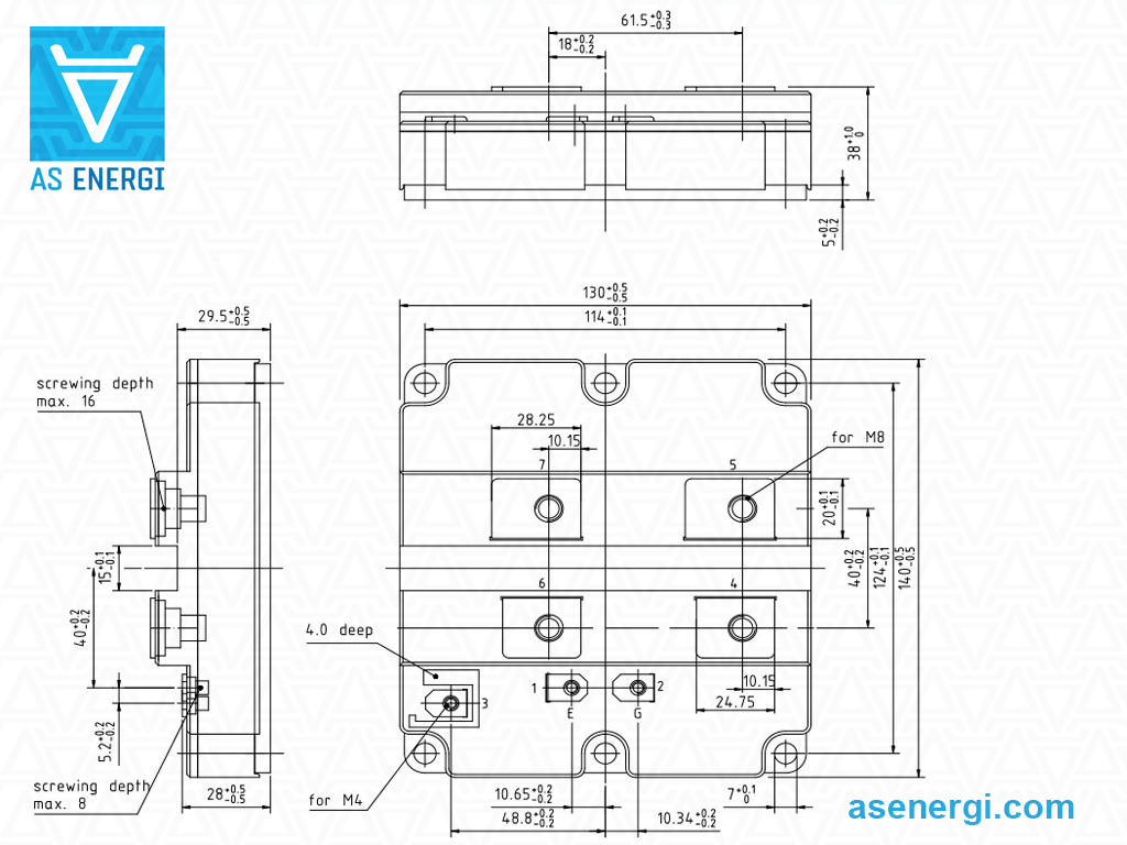 FZ1000R33HE3 - IGBT Module 1000A 3300V Datasheet and Replacement – AS ...