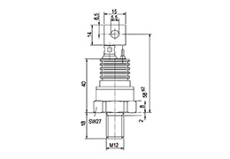 D 56 U 40 - Fast Recovery Diode 56A 4000V, Stud Type, Datasheet and ...