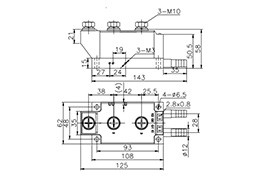 MFC400-36-406F3 - Thyristor Diode Module 400A (2600V-3600V) Datasheet ...