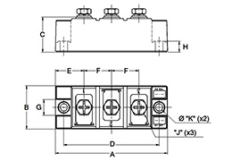 CD612616C - Dual Diode Module 160A 2600V Datasheet and Replacement ...