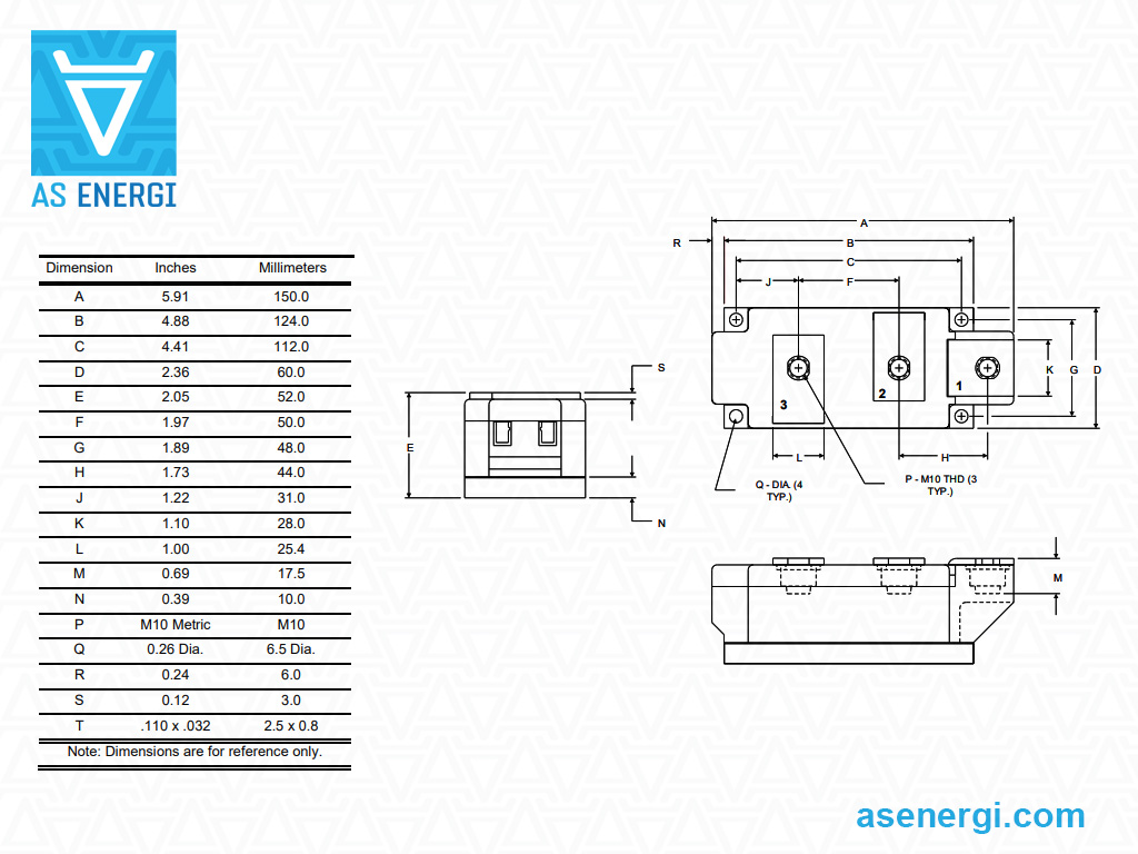 LD411860 - Dual Diode Module 600A 1800V Datasheet and Replacement ...