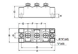 CZ611216C - Single Diode Module 160A 1200V Datasheet and Replacement ...