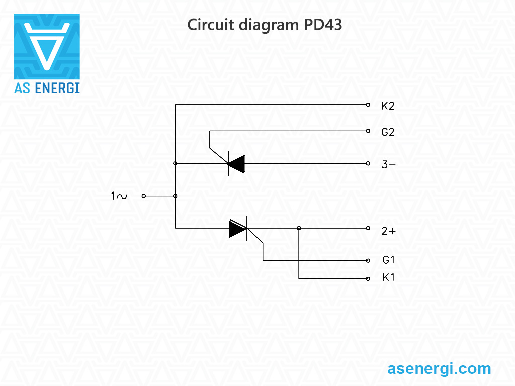PD432006 - Thyristor Module 600A 2000V Datasheet and Replacement Powerex – AS ENERGI
